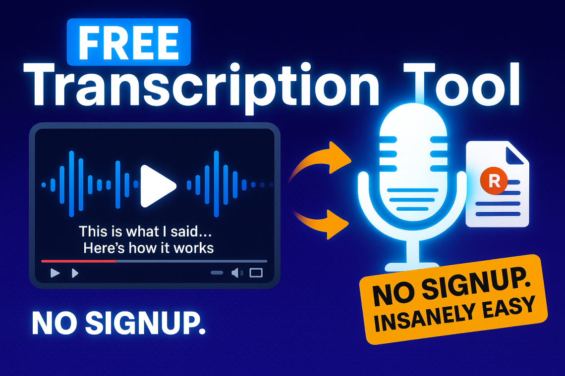 I Found the BEST Free Transcription Tool | How to Use Restream’s ...
